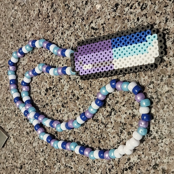 Jewelry | Kandi Perler Rave Necklace | Poshmark